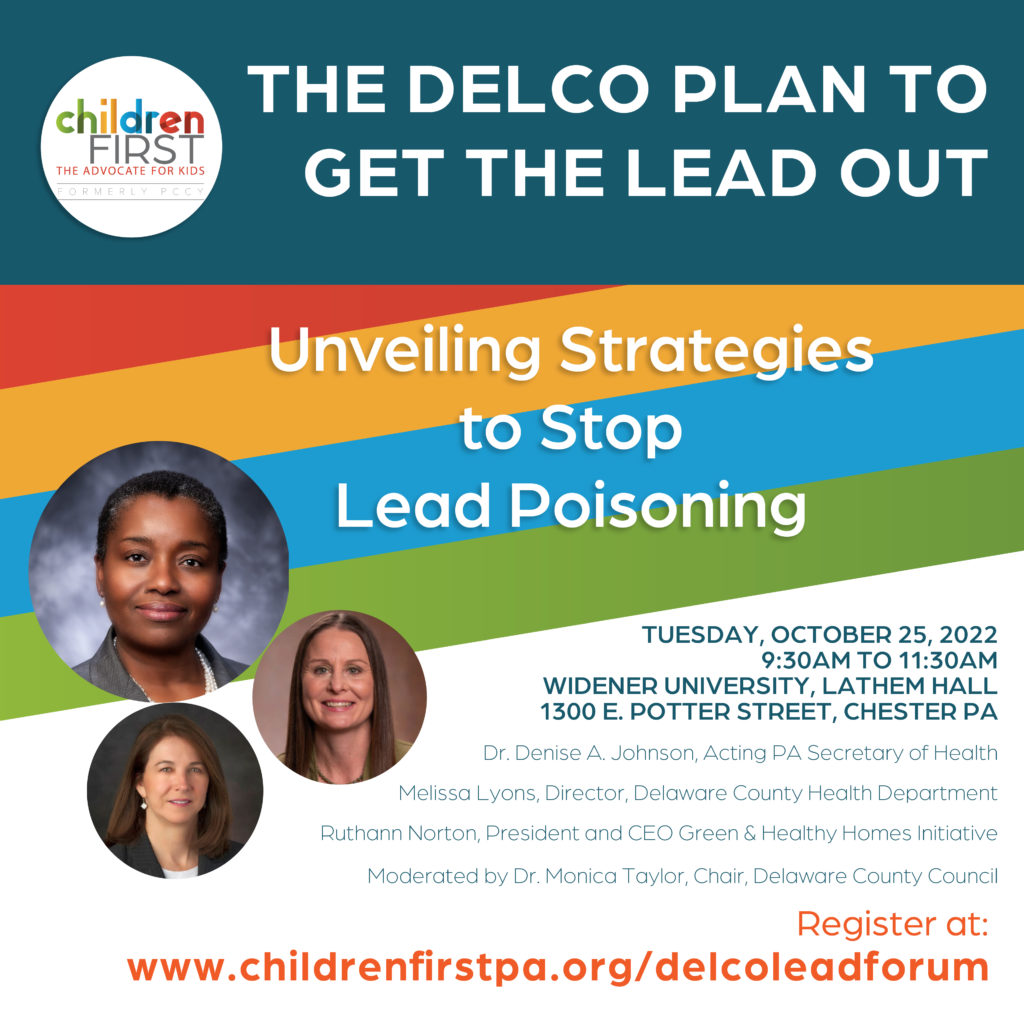 DelCo Plan To Get The Lead Out - Children First (Formerly Public ...